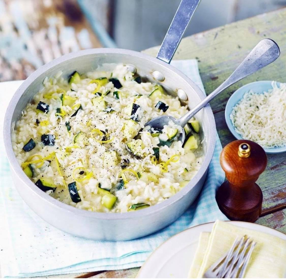 Prepare a Warm Courgette and Lemon Risotto For the Whole Family ...