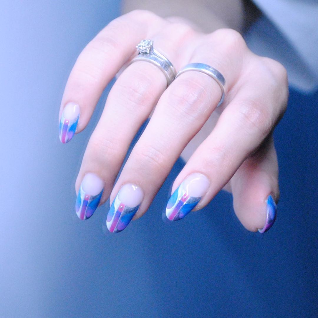 Deep French Manicure is the Next Nail Trend - Beautiful Trends Today